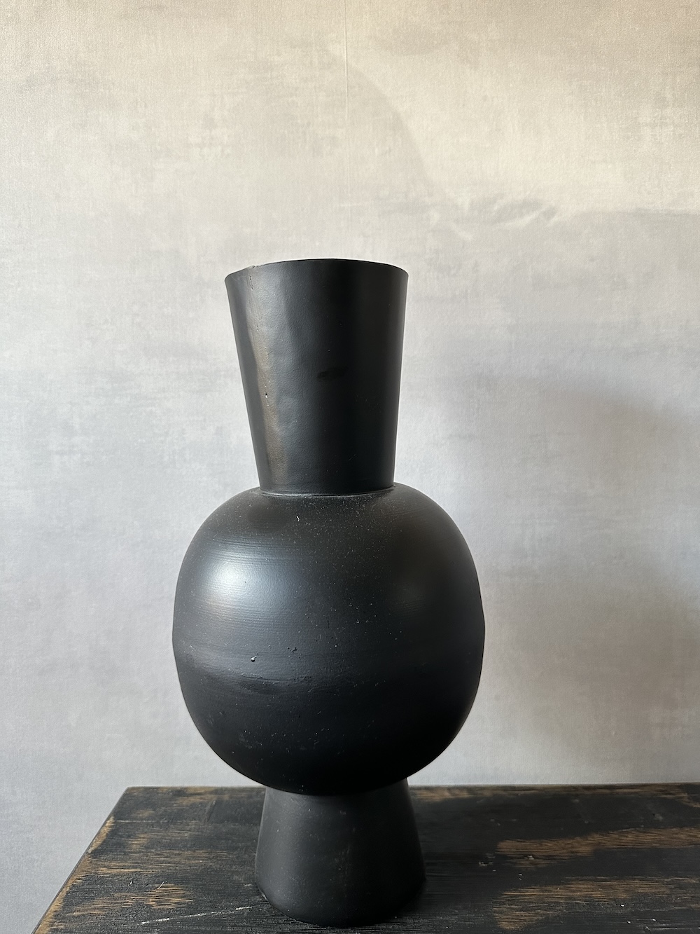 Zwarte vaas - Sfeergeluk